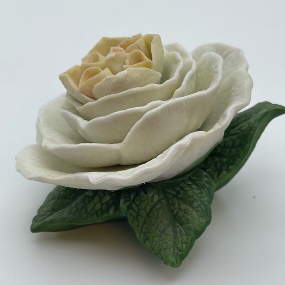 Lenox | Accents | Vintage Lenox Porcelain Flower White Rose | Poshmark